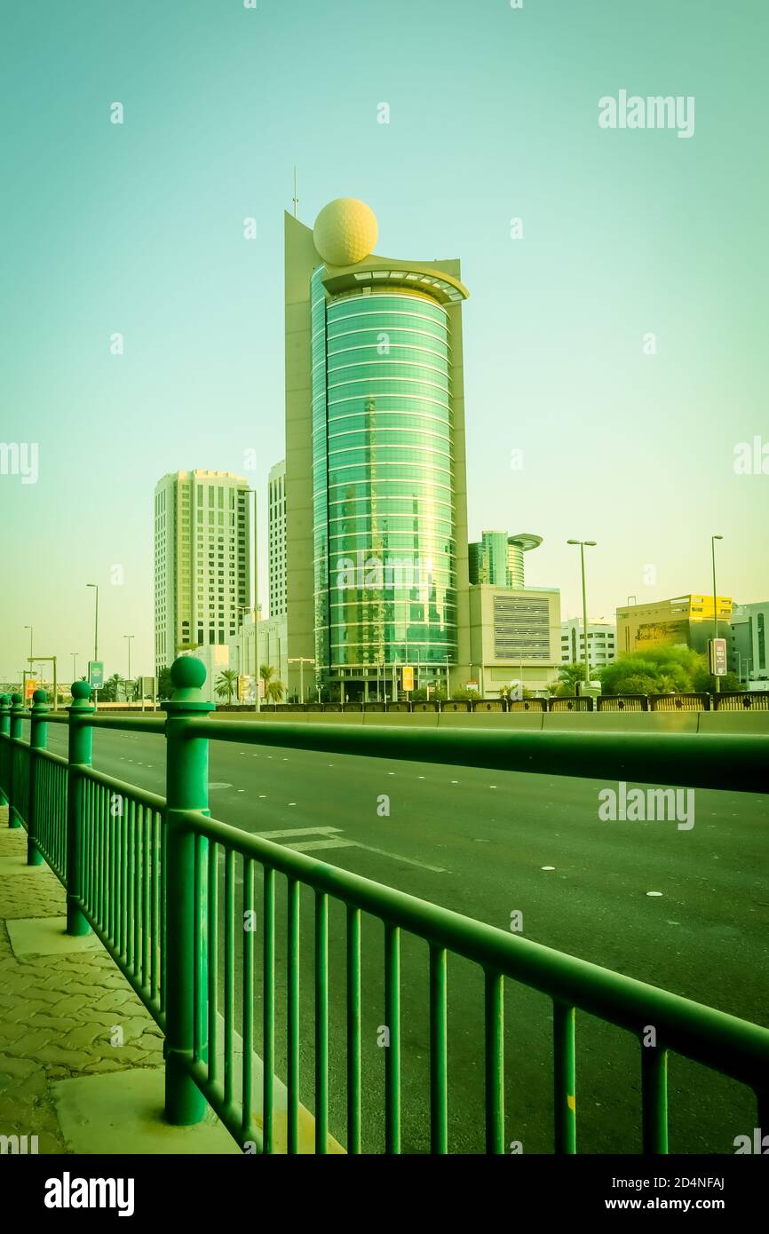 Abu Dhabi , UAE - 10 october 2020 : Capital City of United Arab ...