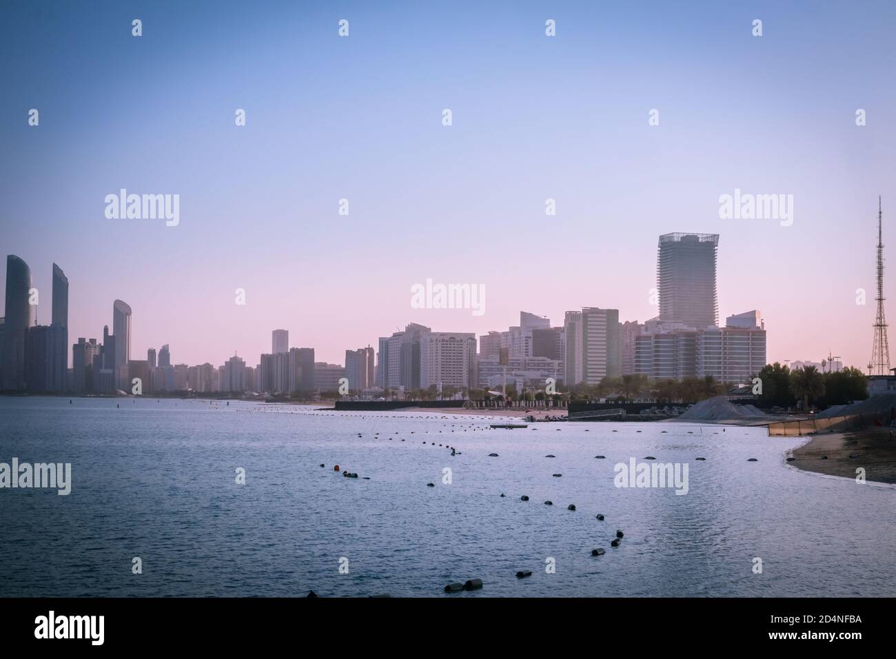 Abu Dhabi , UAE - 10 october 2020 : Capital City of United Arab ...