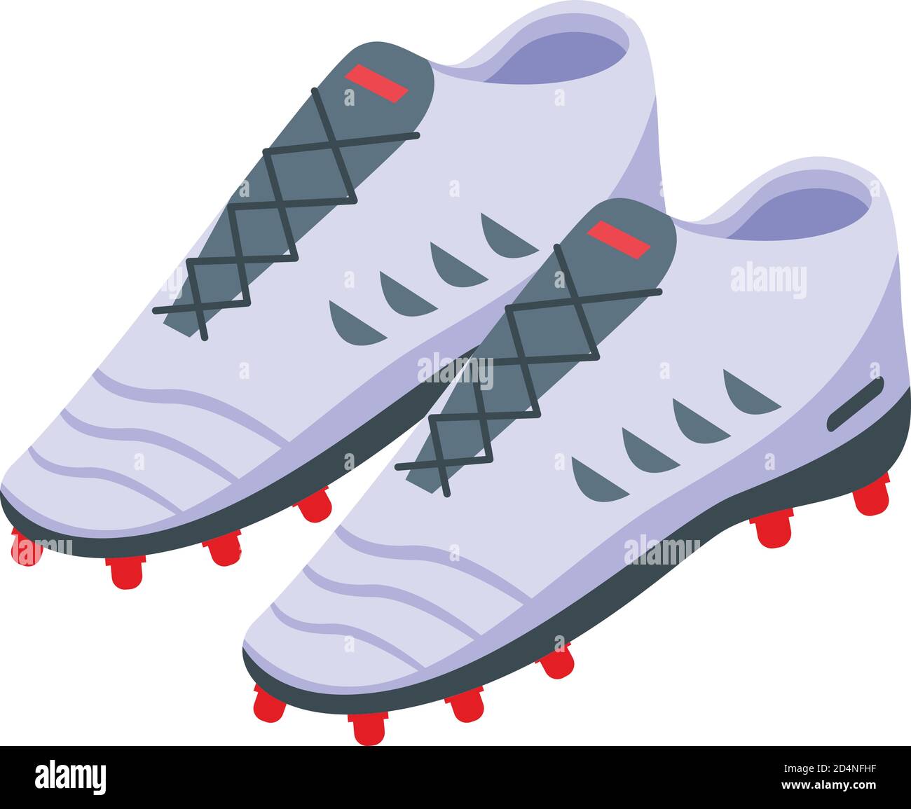 Pair of football boots icon, isometric style Stock Vector Image & Art ...
