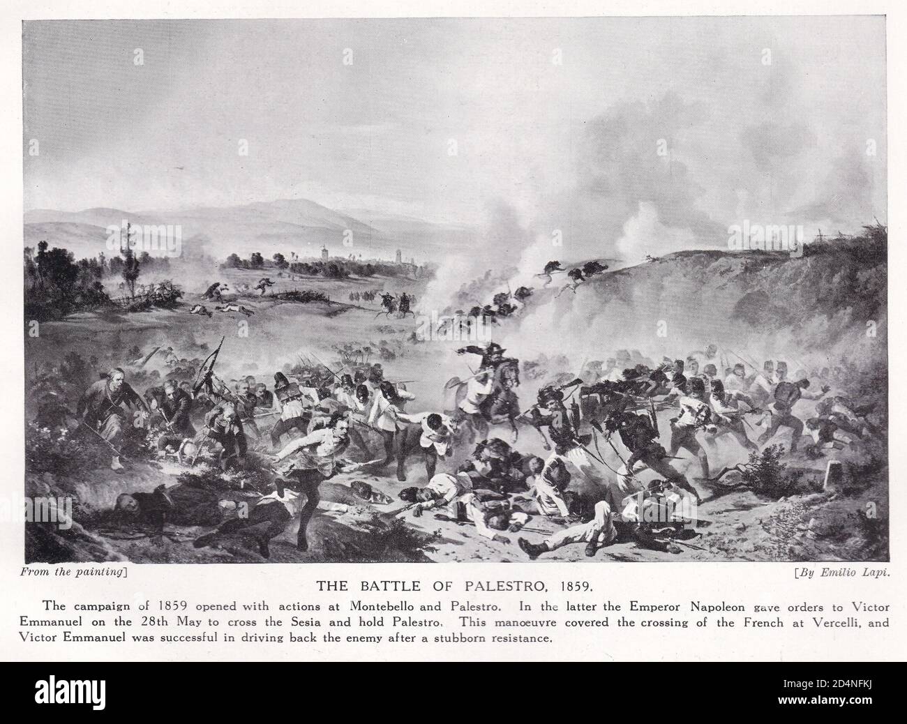The Battle of Palestro 1859 Stock Photo - Alamy