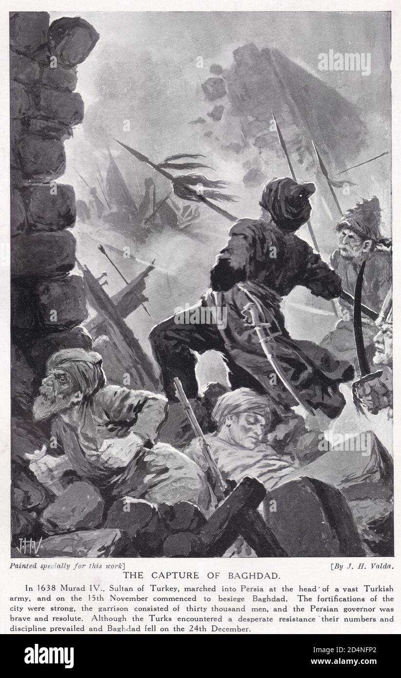 The Capture of Baghdad 1638 Stock Photo - Alamy