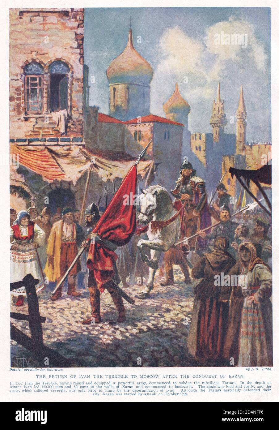 The return of Ivan the Terrible to Moscow after the conquest of Kazan ...