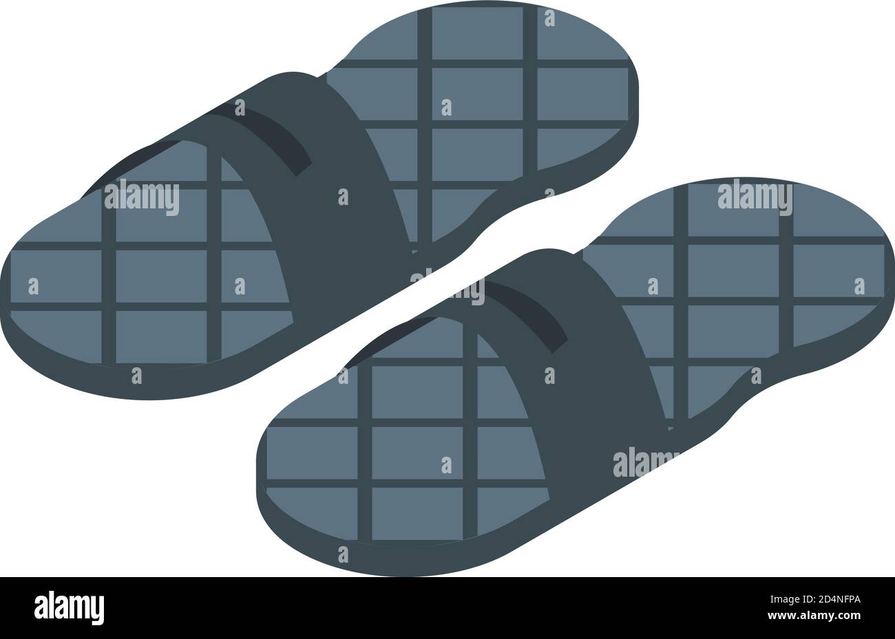 Rubber thong slippers Stock Vector Images - Alamy
