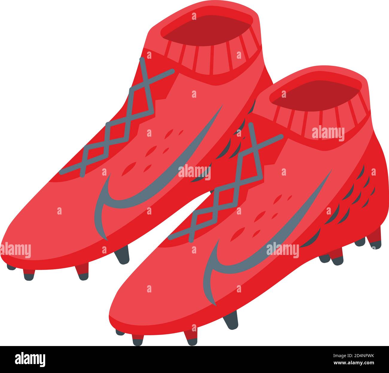 Black and red trainers Stock Vector Images - Alamy