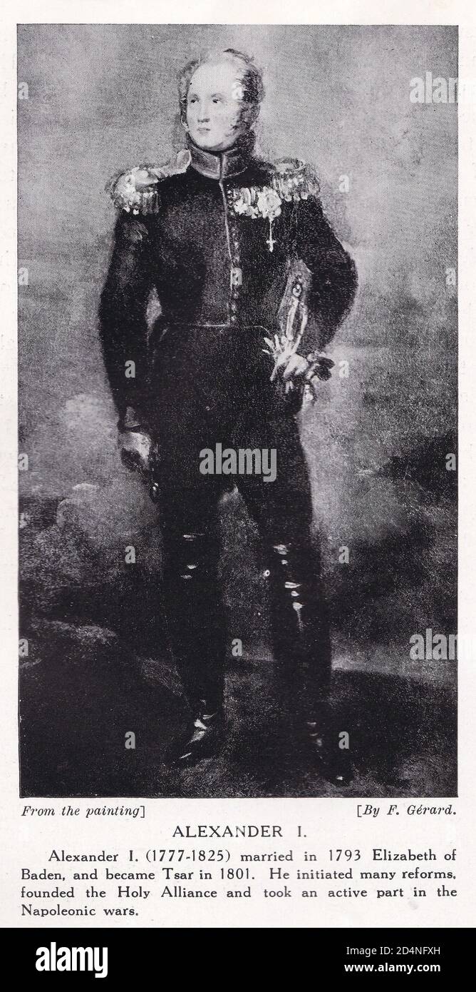 Emperor alexander i russia austerlitz hi-res stock photography and ...