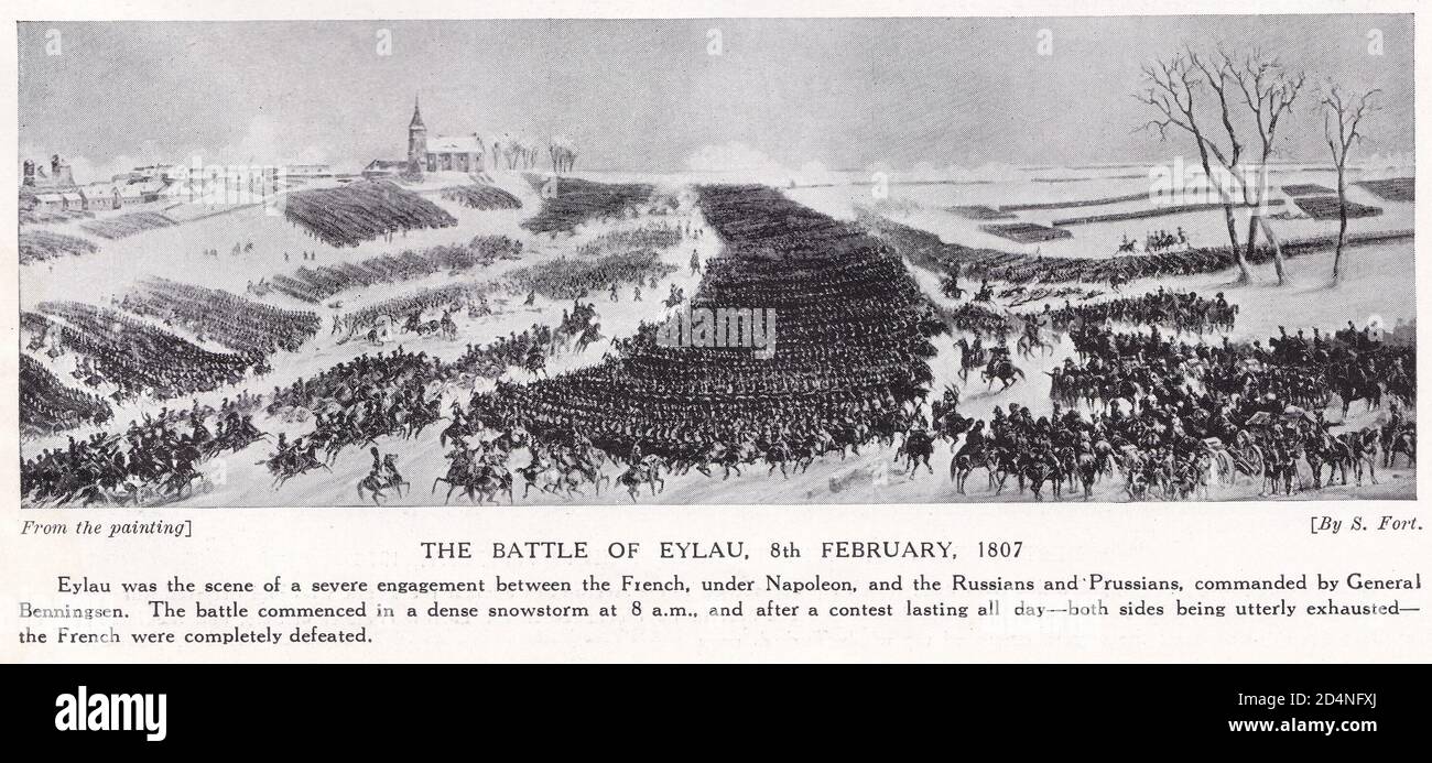 Battle of eylau hi-res stock photography and images - Alamy