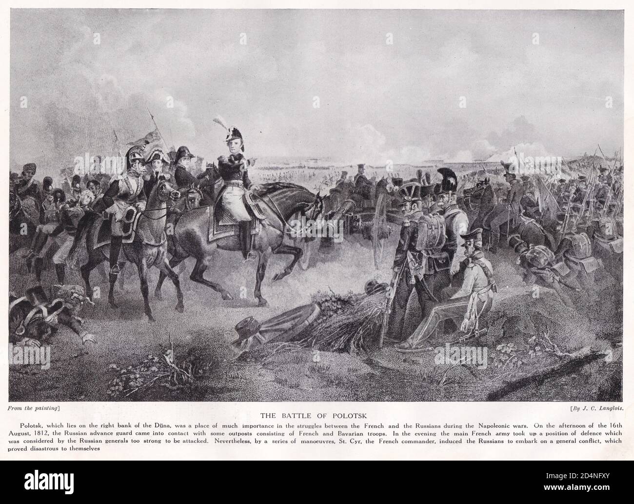 The Battle of Polotsk Stock Photo - Alamy