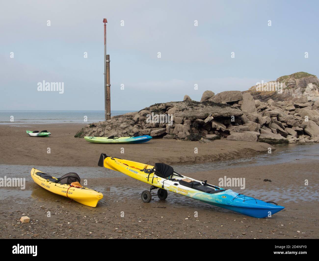 Devon combe martin kayak hi-res stock photography and images - Alamy