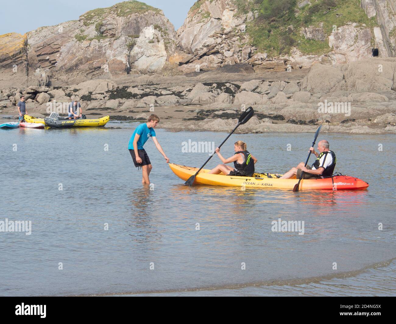 Combe Martin North Devon Stock Photo - Alamy