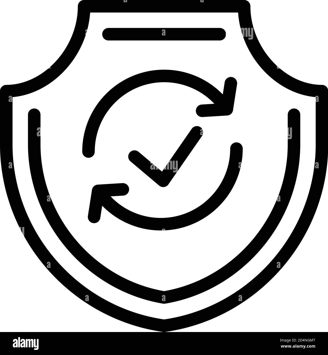 Reliability icon, outline style Stock Vector Image & Art - Alamy