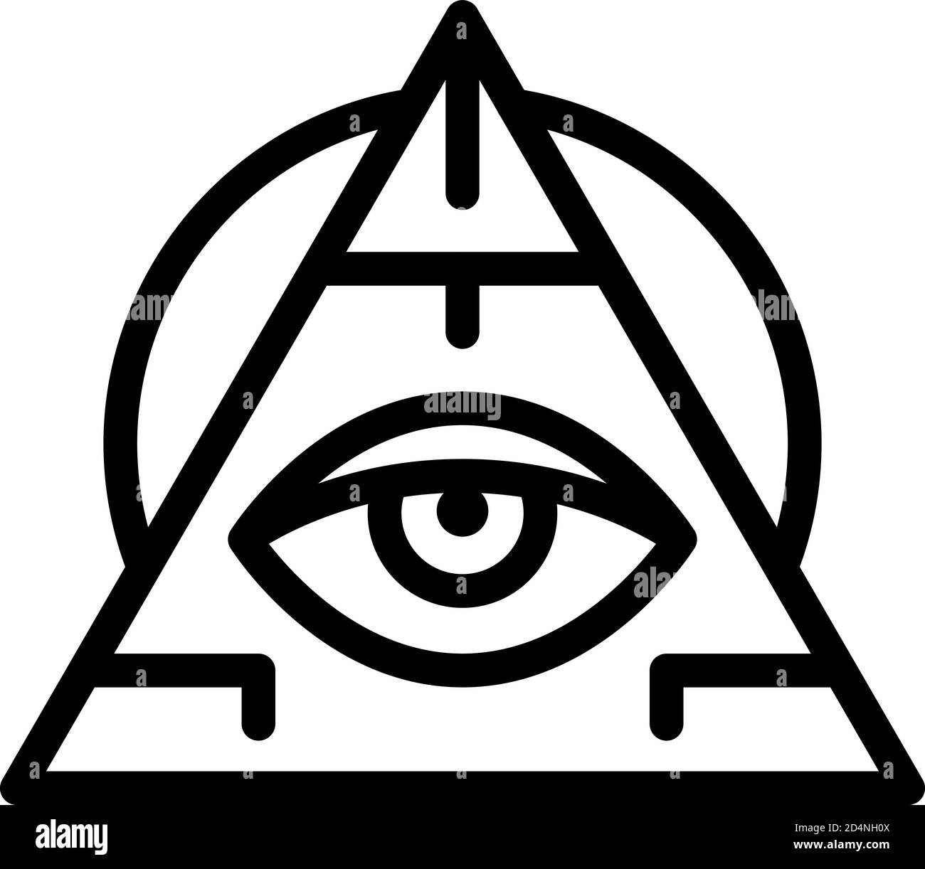 Dollar pyramid on white Stock Vector Images - Alamy