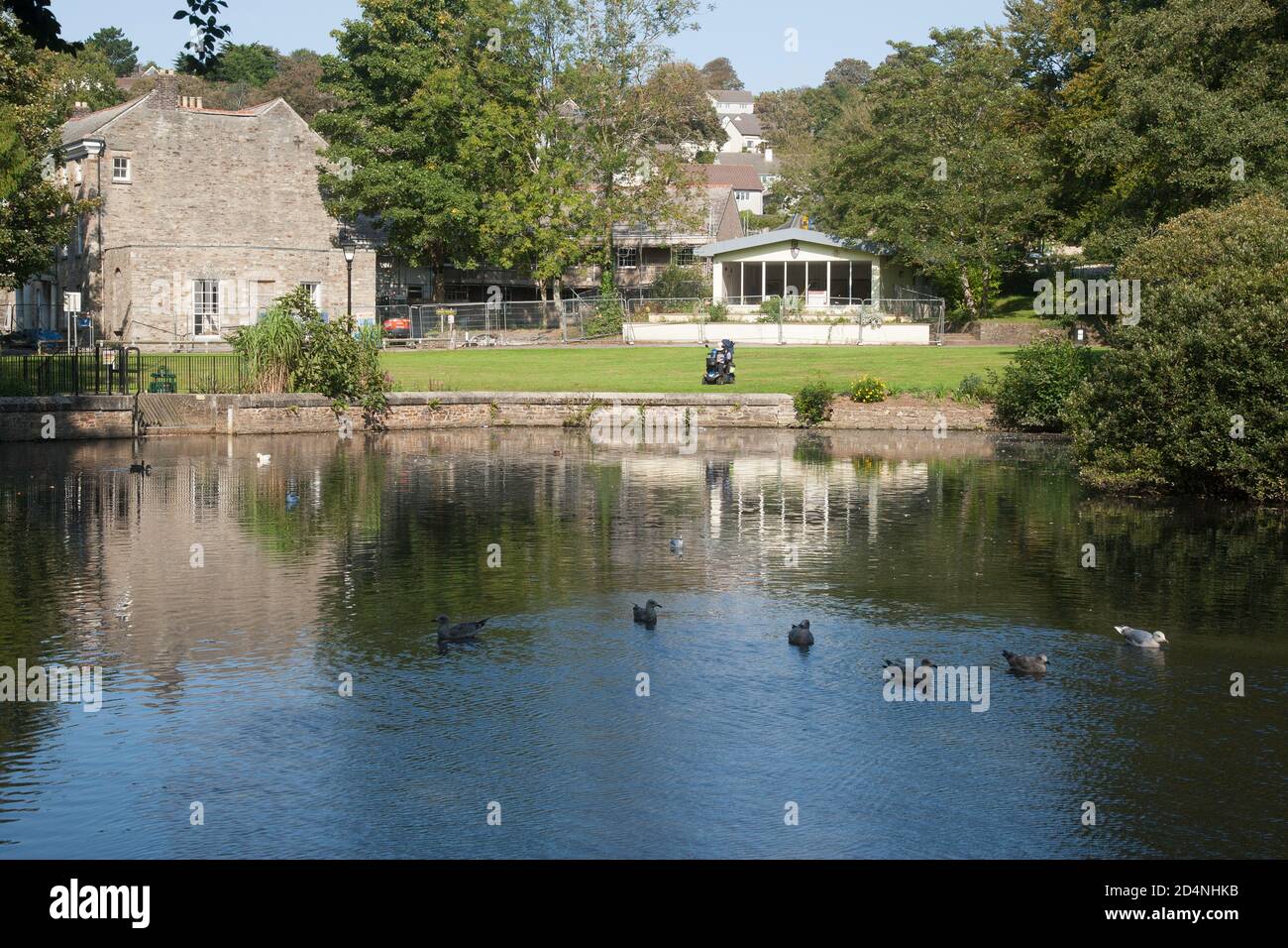 Bodmin town centre Cornwall Stock Photo - Alamy