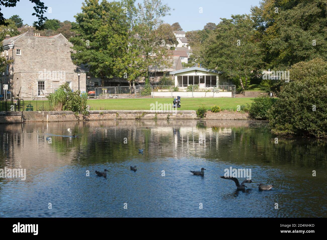 Bodmin town centre Cornwall Stock Photo - Alamy