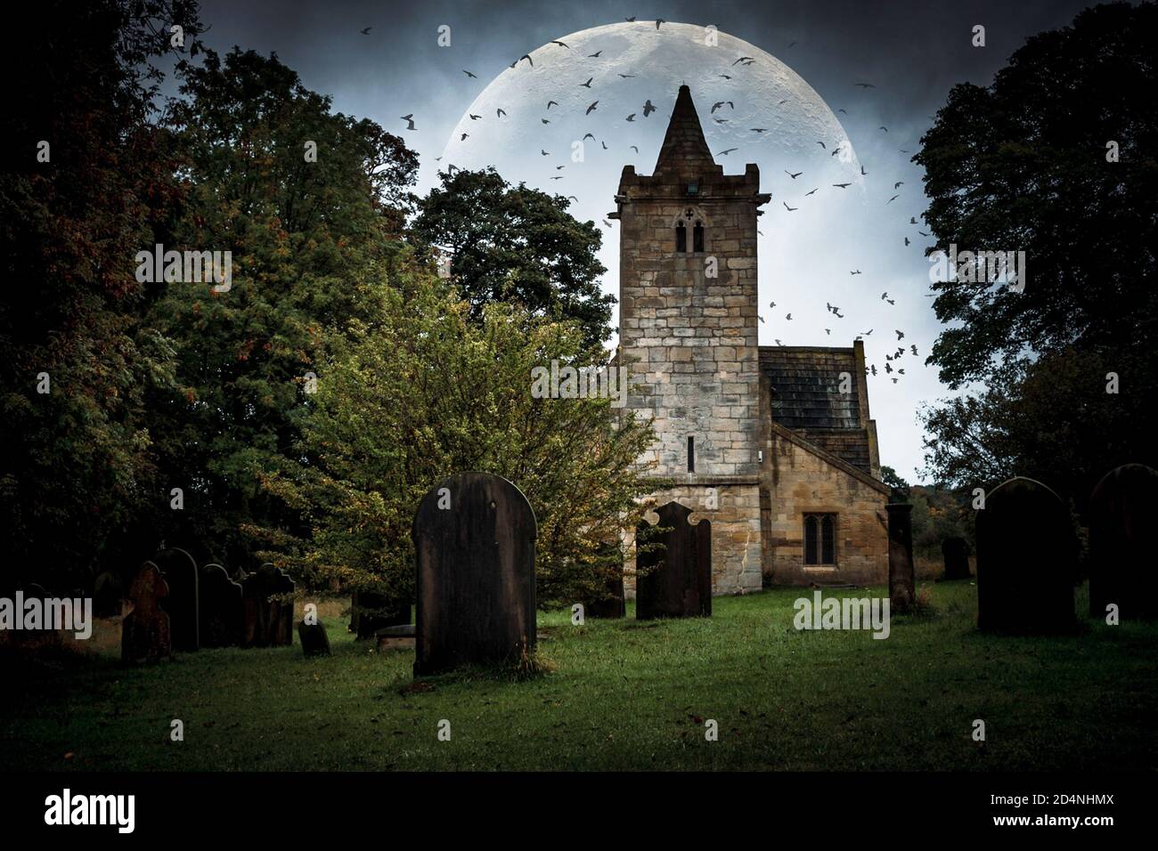 All Saints Church Frickley Stock Photo - Alamy