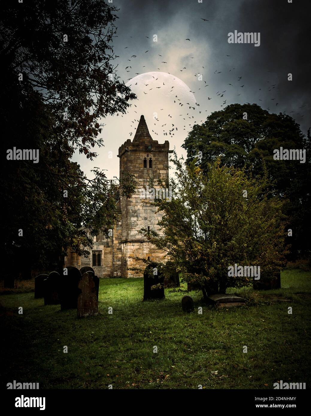 All Saints Church Frickley Stock Photo - Alamy