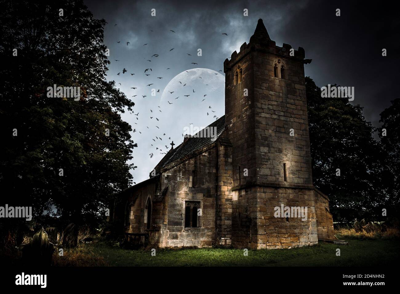 All Saints Church Frickley Stock Photo - Alamy