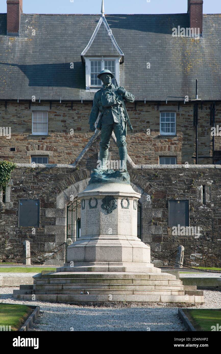 Bodmin town centre Cornwall Stock Photo - Alamy