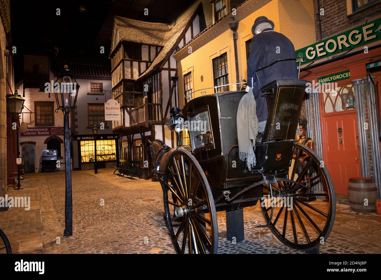 UK, England, Yorkshire, York, Castle Museum, recreated Victorian ...