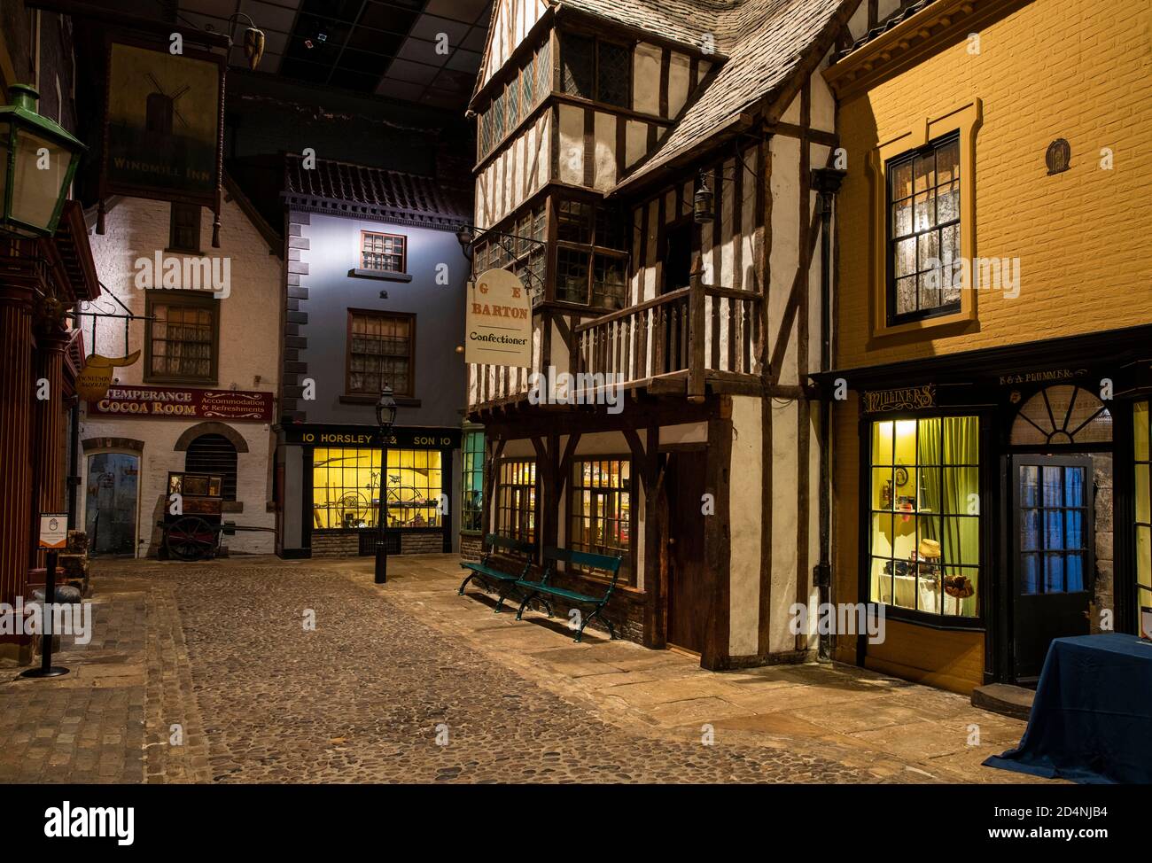 UK, England, Yorkshire, York, Castle Museum, recreated Victorian ...