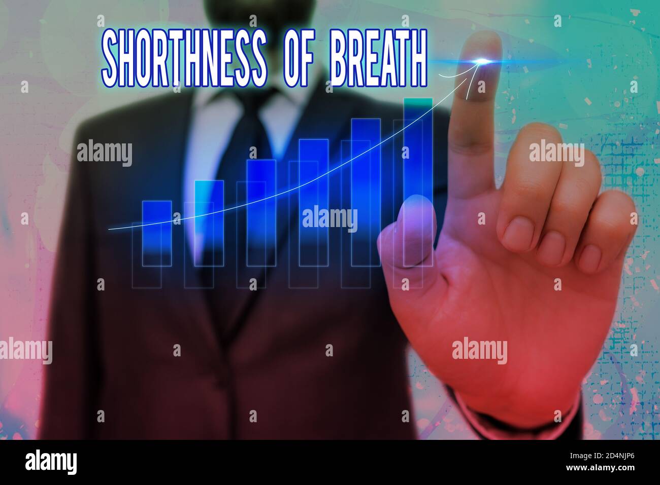 Conceptual hand writing showing Shorthness Of Breath. Concept meaning ...