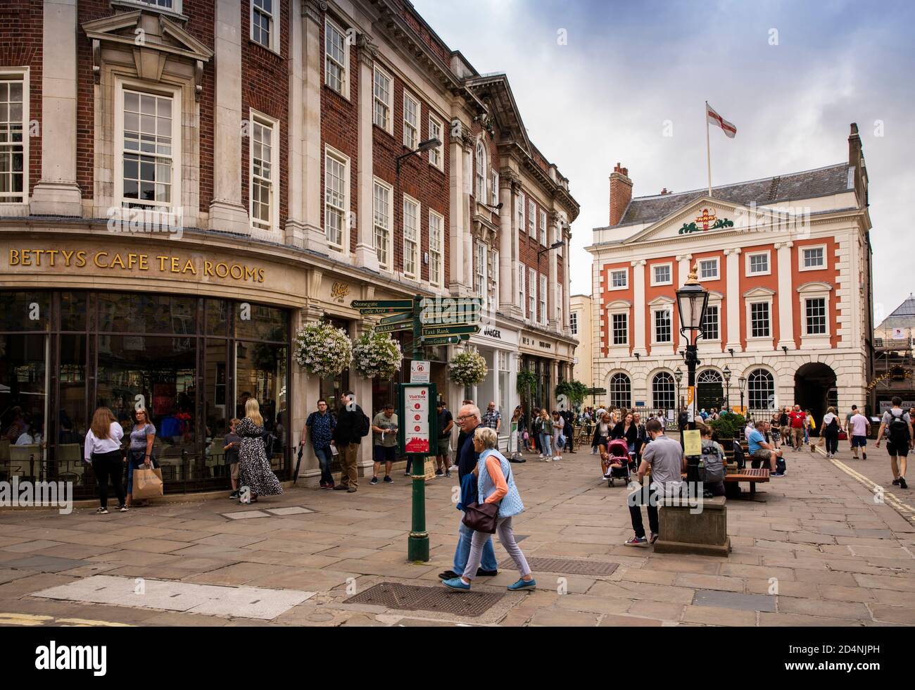UK, England, Yorkshire, York, St Helen’s Square, Betty’s Tea Room and ...