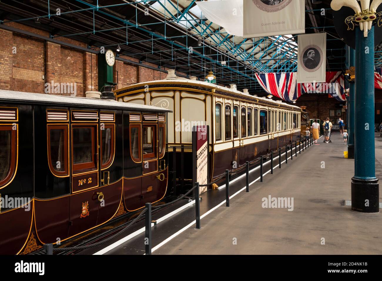 UK, England, Yorkshire, York, National Railway Museum, Queen Adelaide’s ...