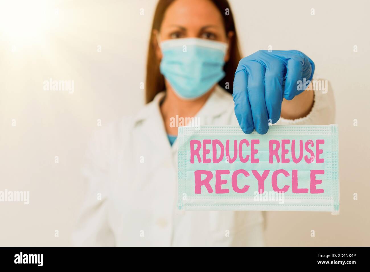 Conceptual hand writing showing Reduce Reuse Recycle. Concept meaning ...
