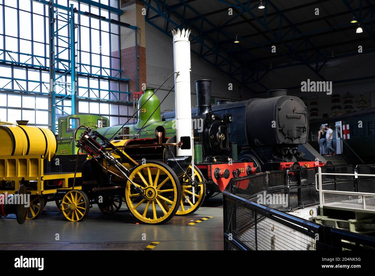 UK, England, Yorkshire, York, National Railway Museum, display of ...
