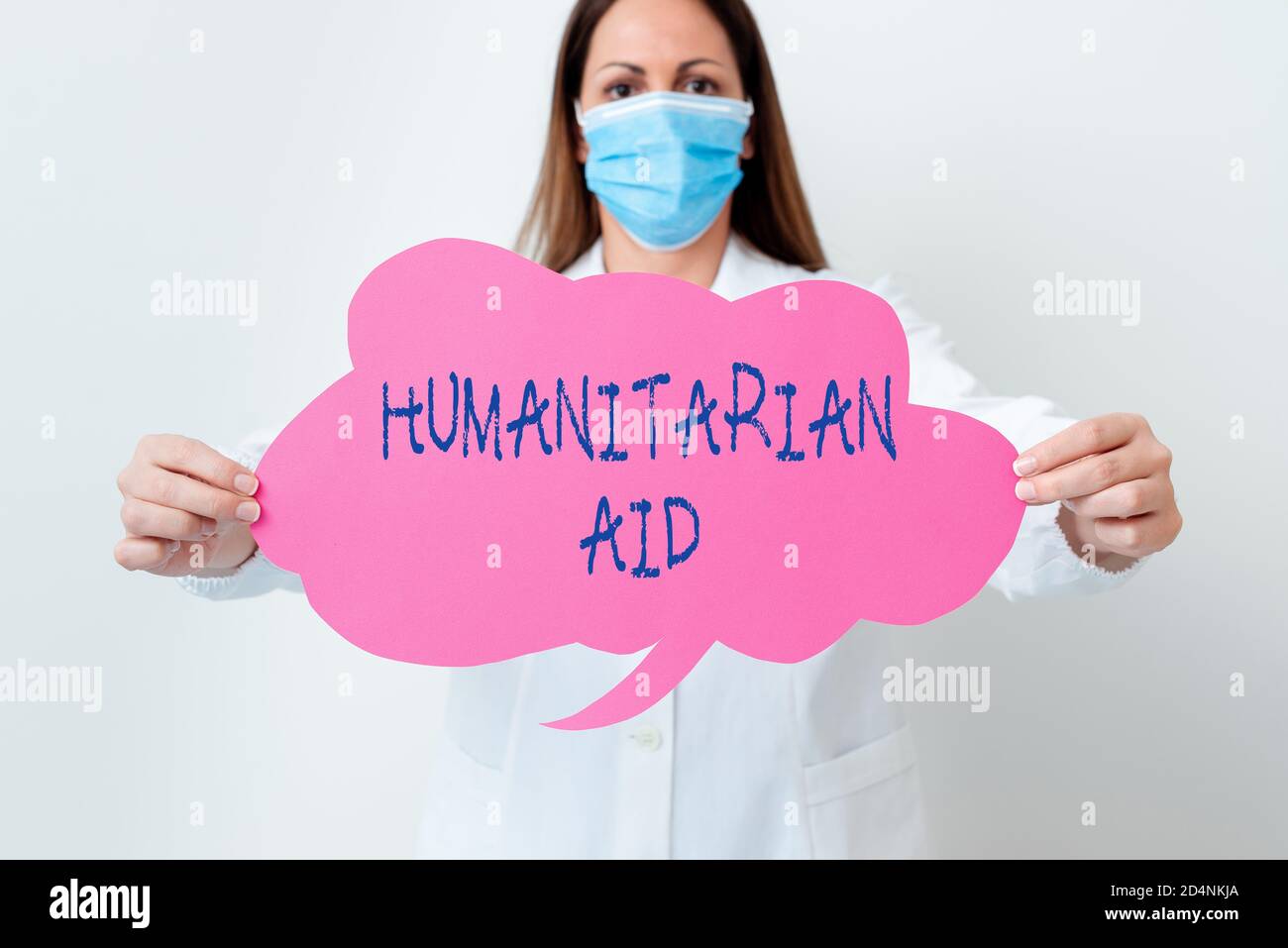 Handwriting text Humanitarian Aid. Conceptual photo immediate ...