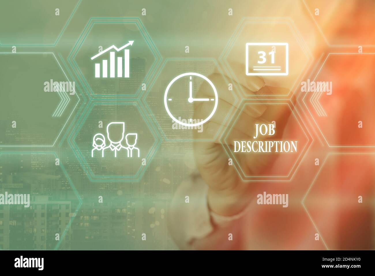 Conceptual hand writing showing Job Description. Concept meaning a ...