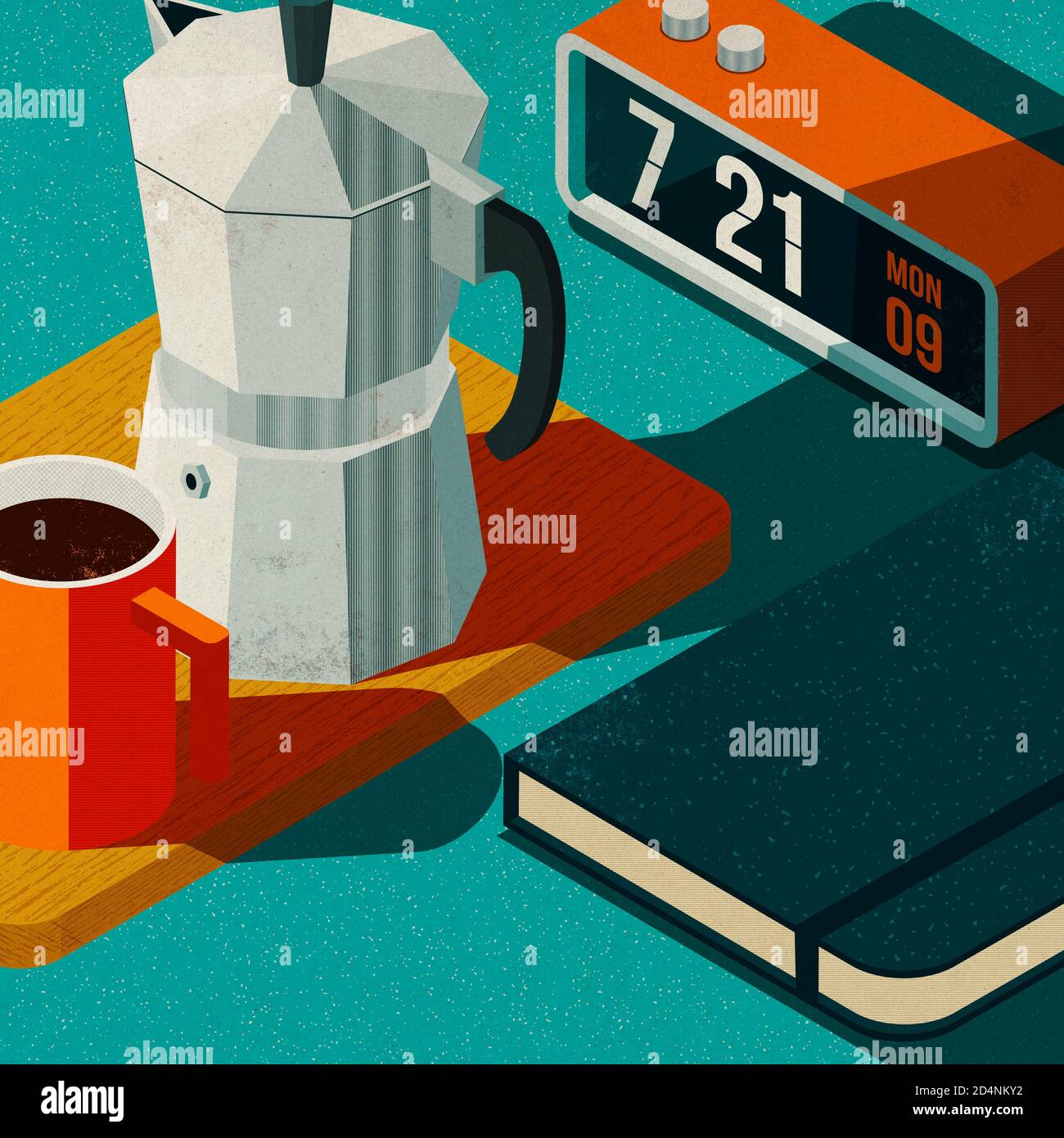 1970s alarm clock hi-res stock photography and images - Alamy