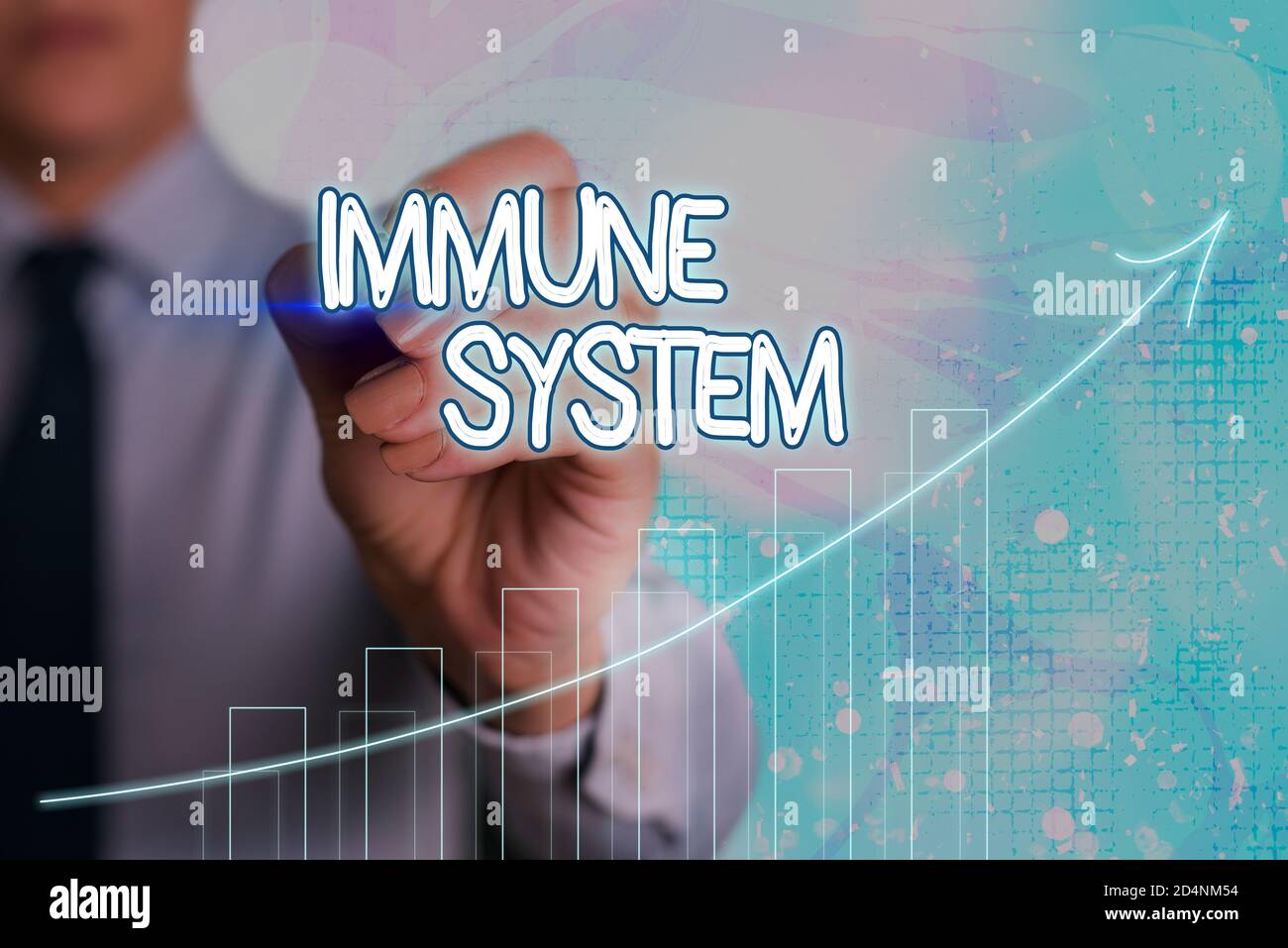 Conceptual hand writing showing Immune System. Concept meaning Complex ...
