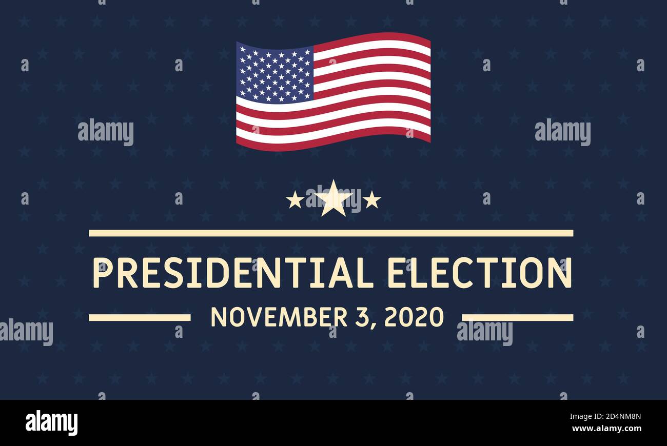 Presidential election vector template. Vote 2020 Stock Vector Image ...
