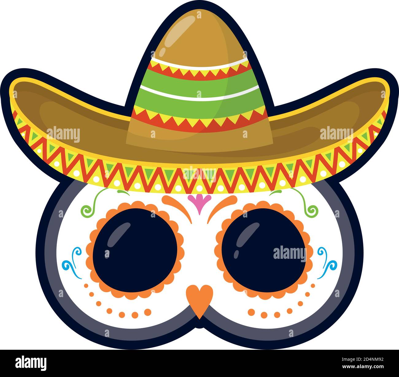 Folkloric mask Stock Vector Images - Alamy