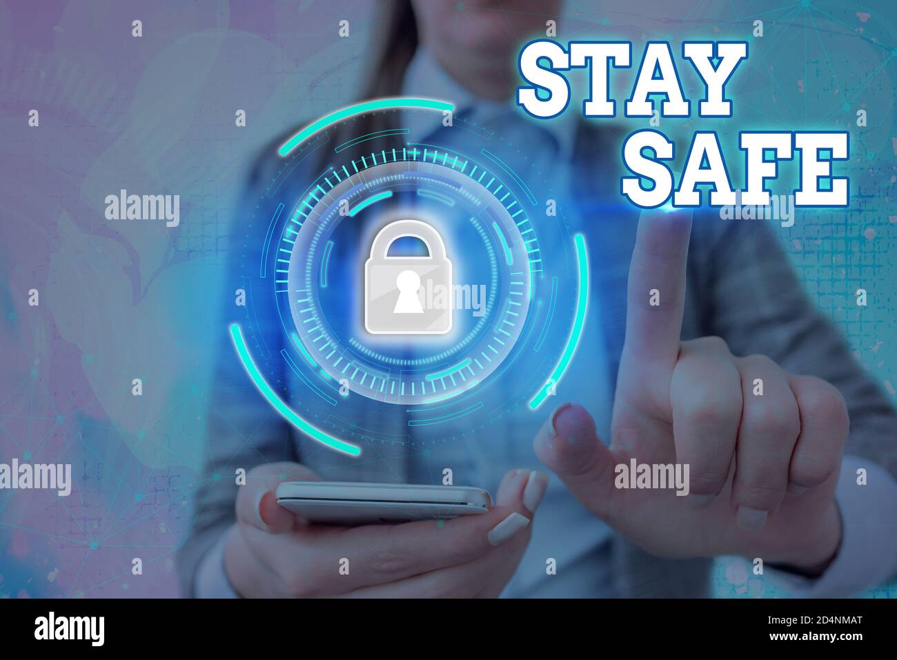 Text sign showing Stay Safe. Business photo text secure from threat of ... Text sign showing Stay Safe. Business photo text secure from threat of ...