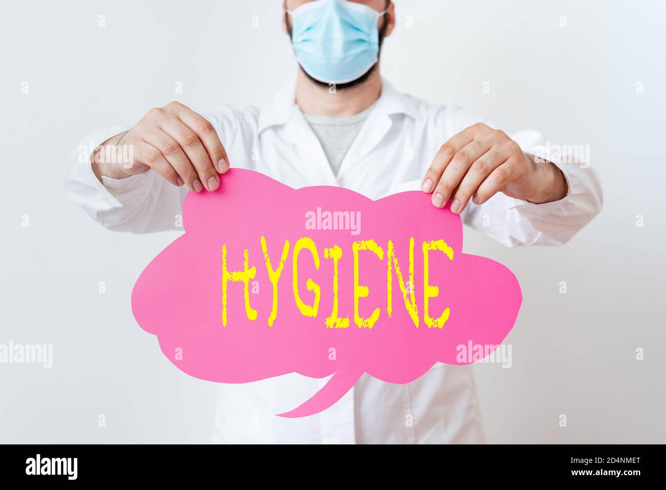 Conceptual hand writing showing Hygiene. Concept meaning study of ...