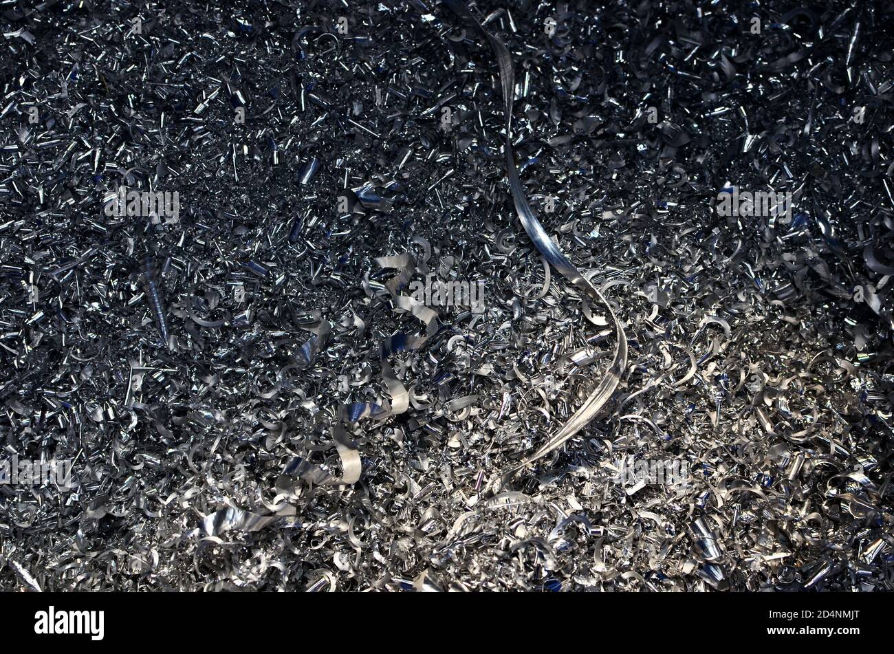 Steel scrap materials recycling. Abstract, background and texture of ...