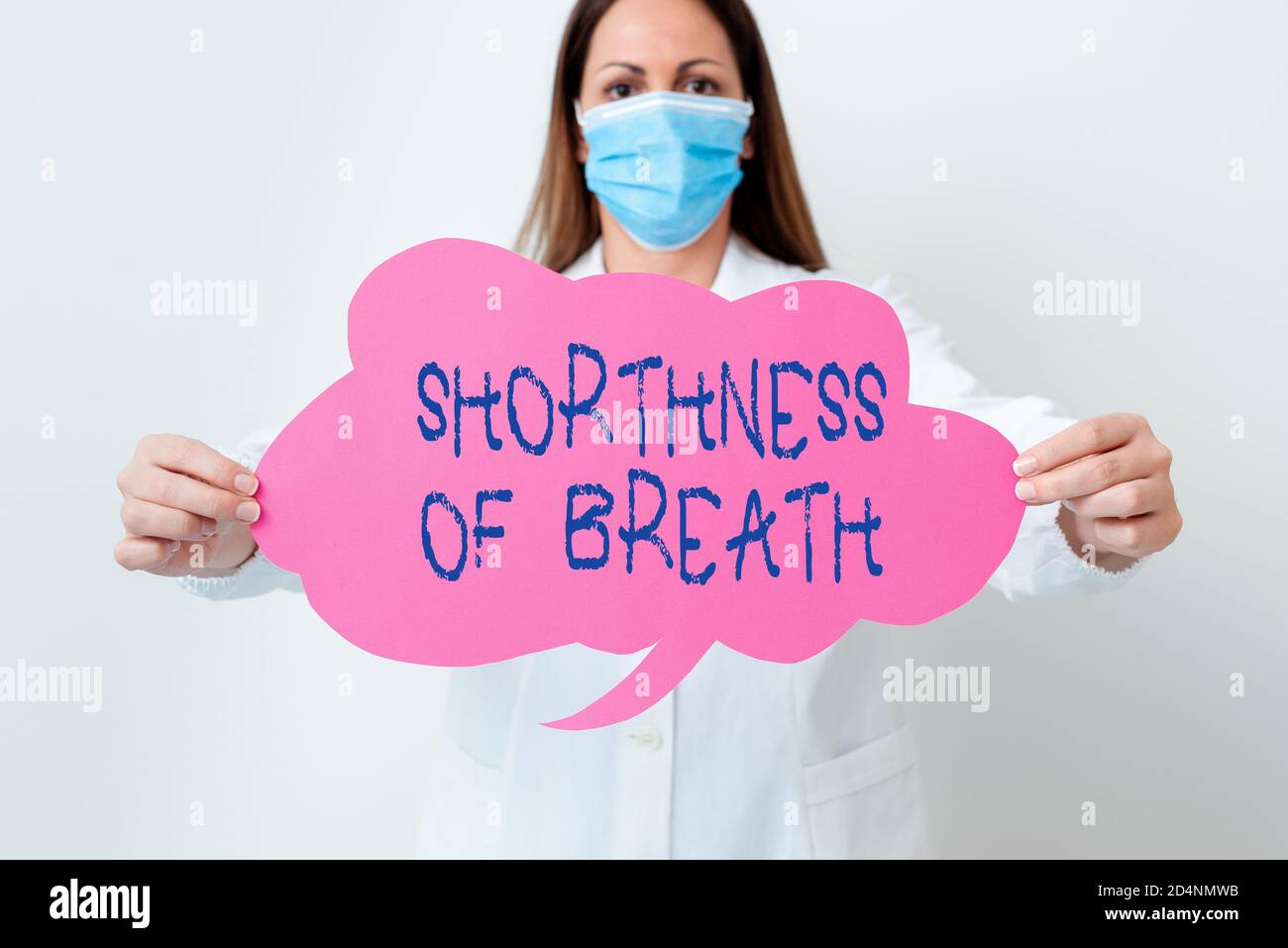 Handwriting text Shorthness Of Breath. Conceptual photo intense ...