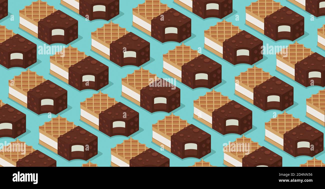 Delicious ice cream sandwiches background, summer and snacks concept ...