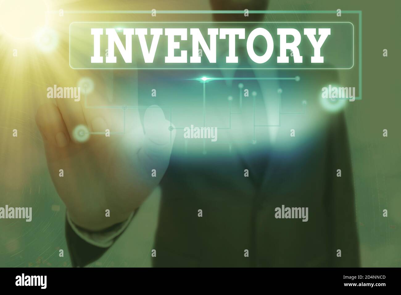 Conceptual hand writing showing Inventory. Concept meaning list of ...