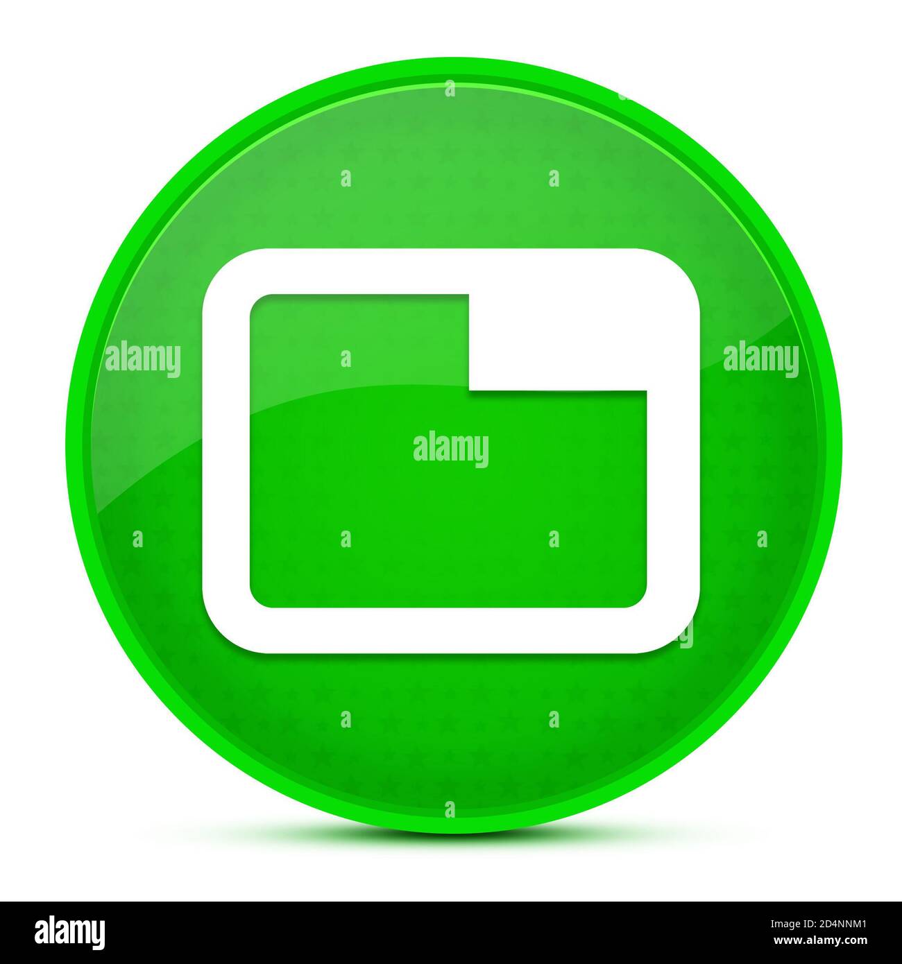 Tab aesthetic glossy green round button abstract illustration Stock ...