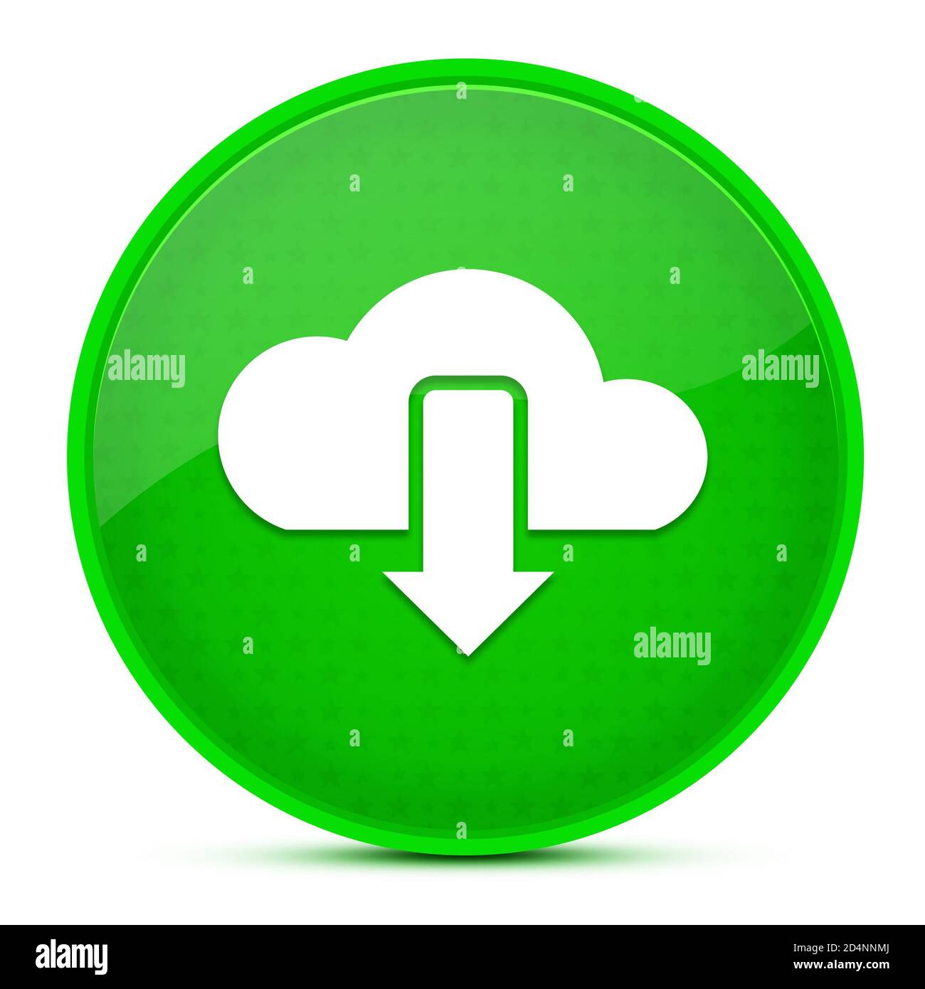 Download aesthetic glossy green round button abstract illustration ...