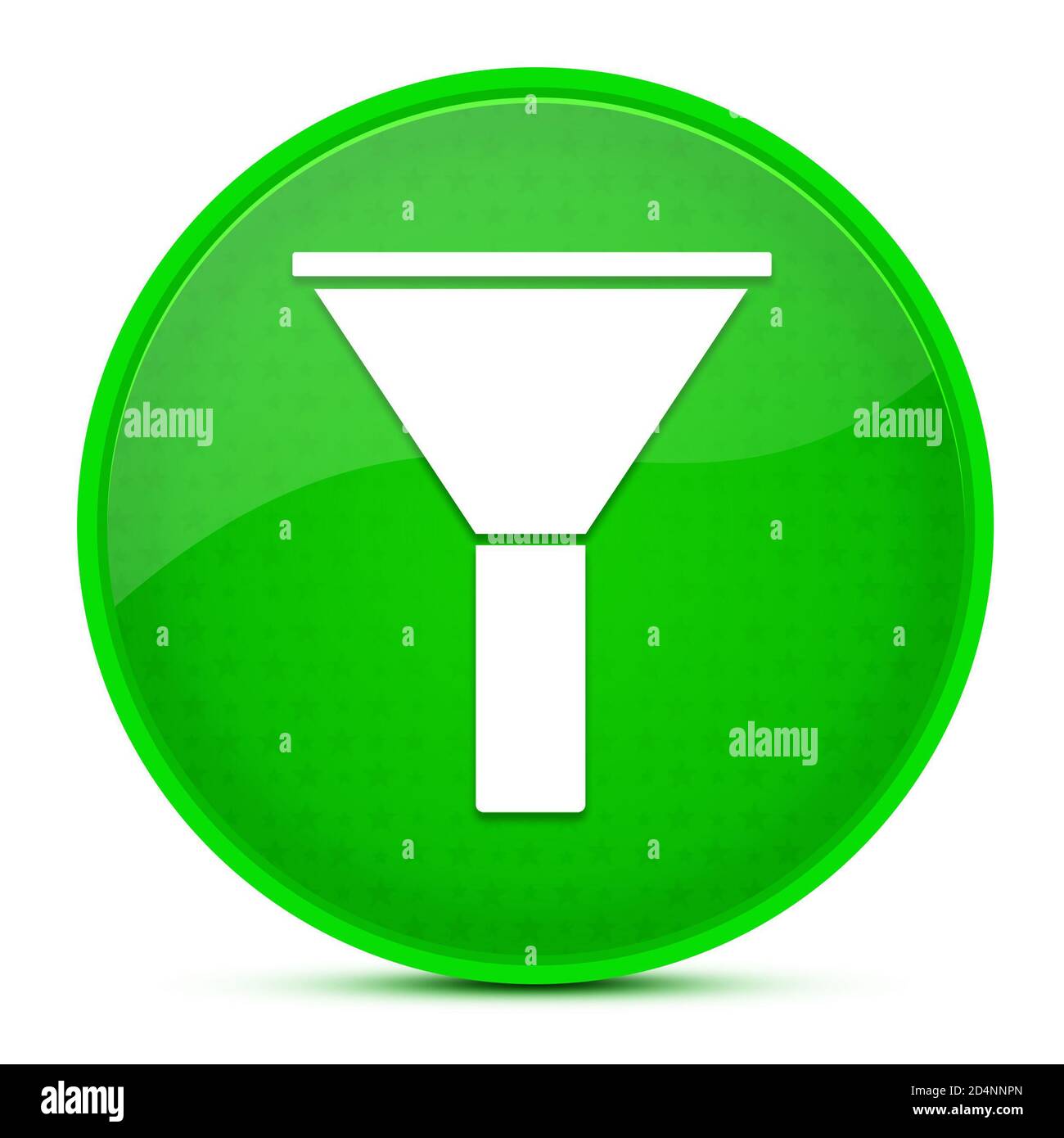 Filter aesthetic glossy green round button abstract illustration Stock ...