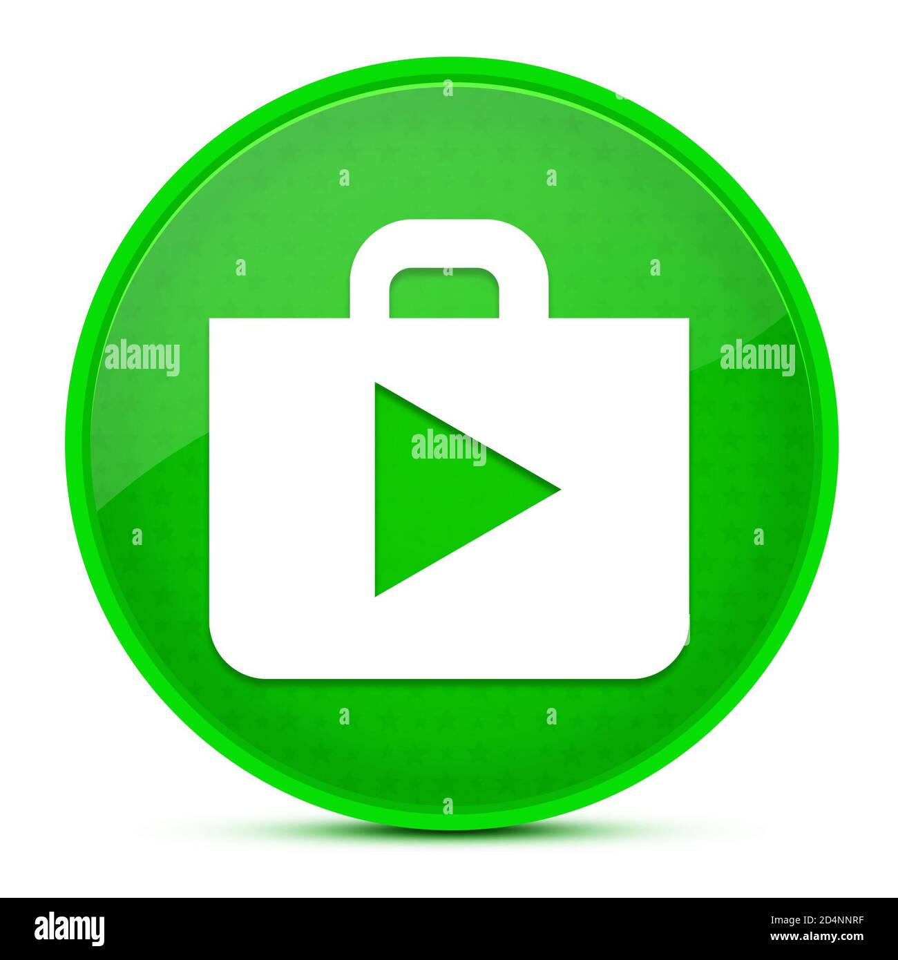 Shop aesthetic glossy green round button abstract illustration Stock ...