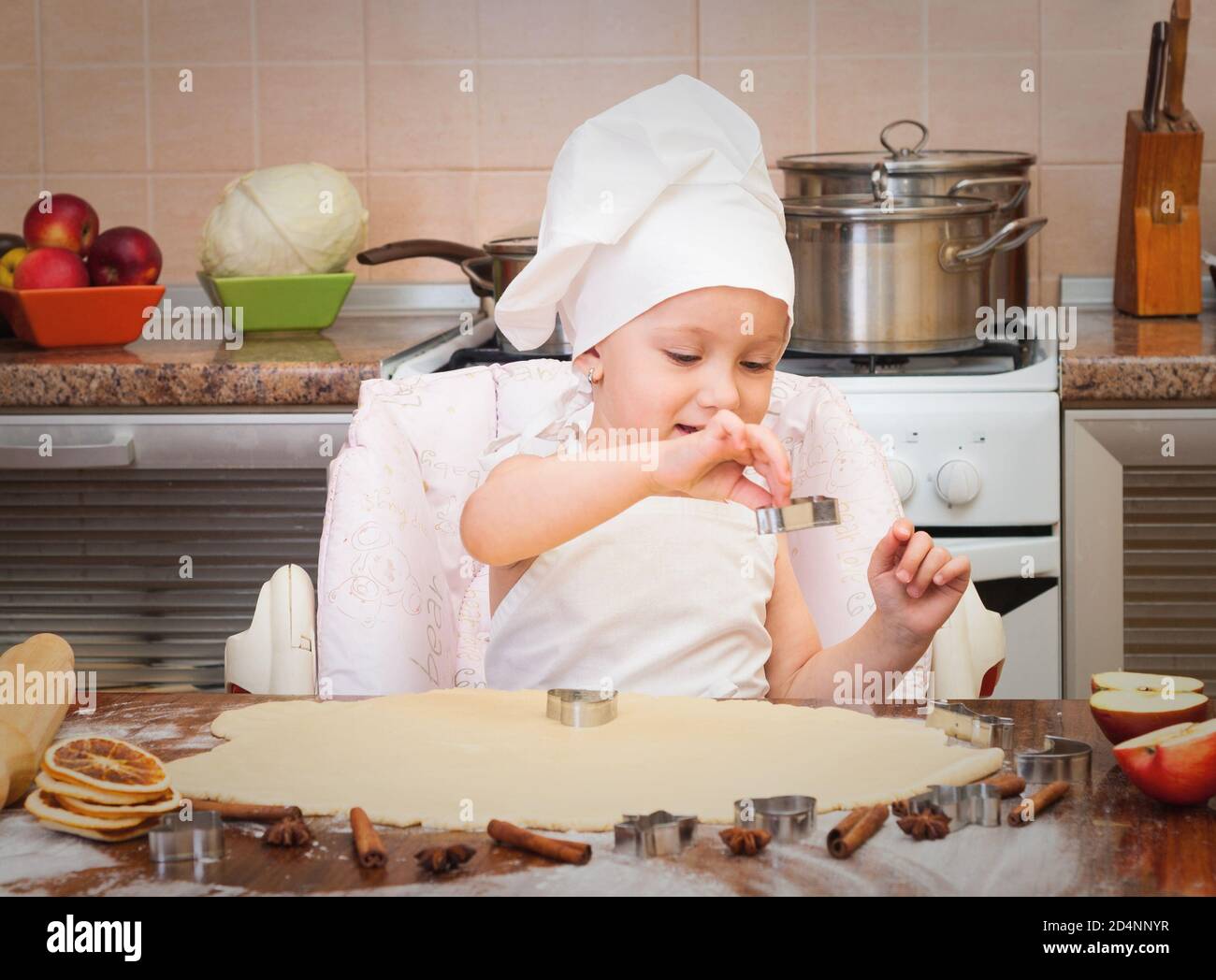 Messy cooking kids hi-res stock photography and images - Alamy