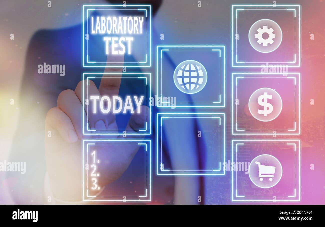 Word writing text Laboratory Test. Business photo showcasing ...