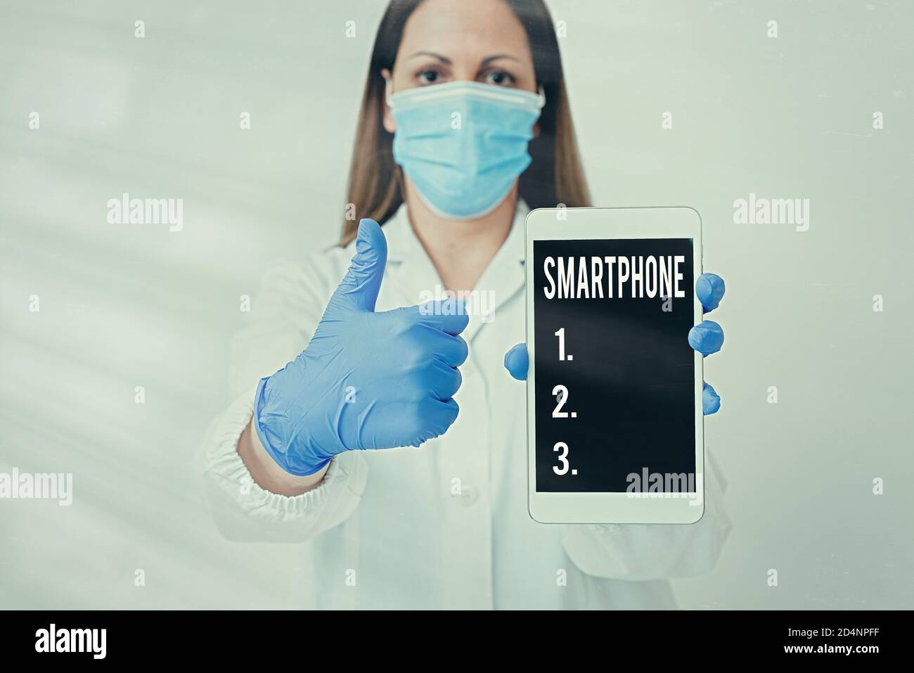 Conceptual hand writing showing Smartphone. Concept meaning the mobile ...