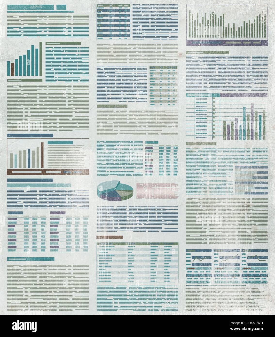 Business charts and financial reports background, management and ...