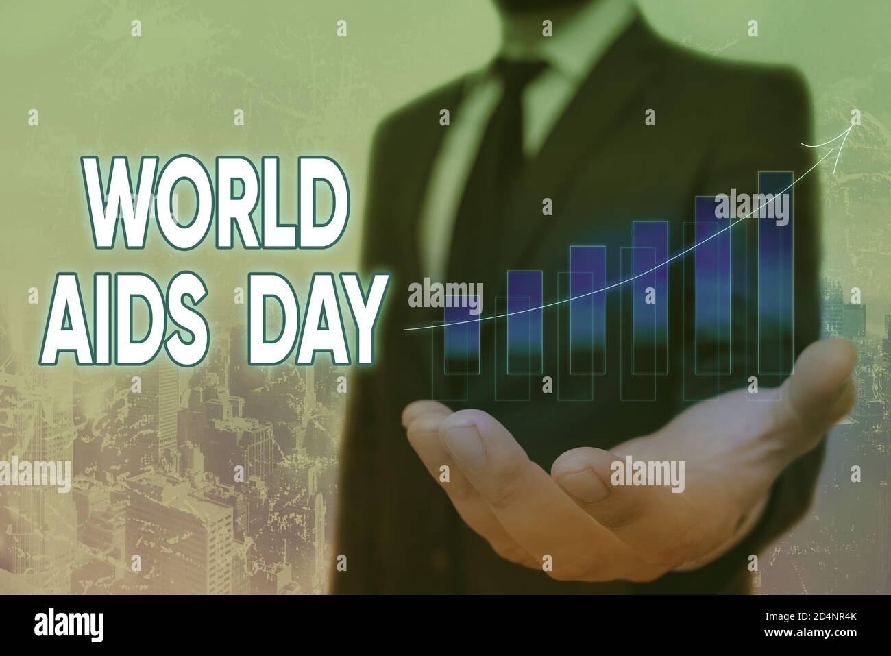 Conceptual hand writing showing World Aids Day. Concept meaning an ...