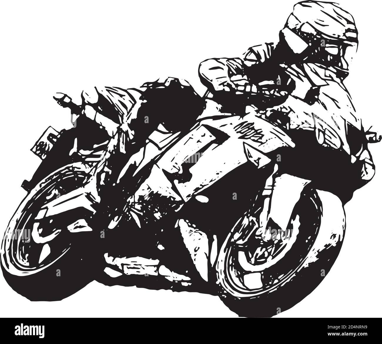 Motorized bike Stock Vector Images - Alamy